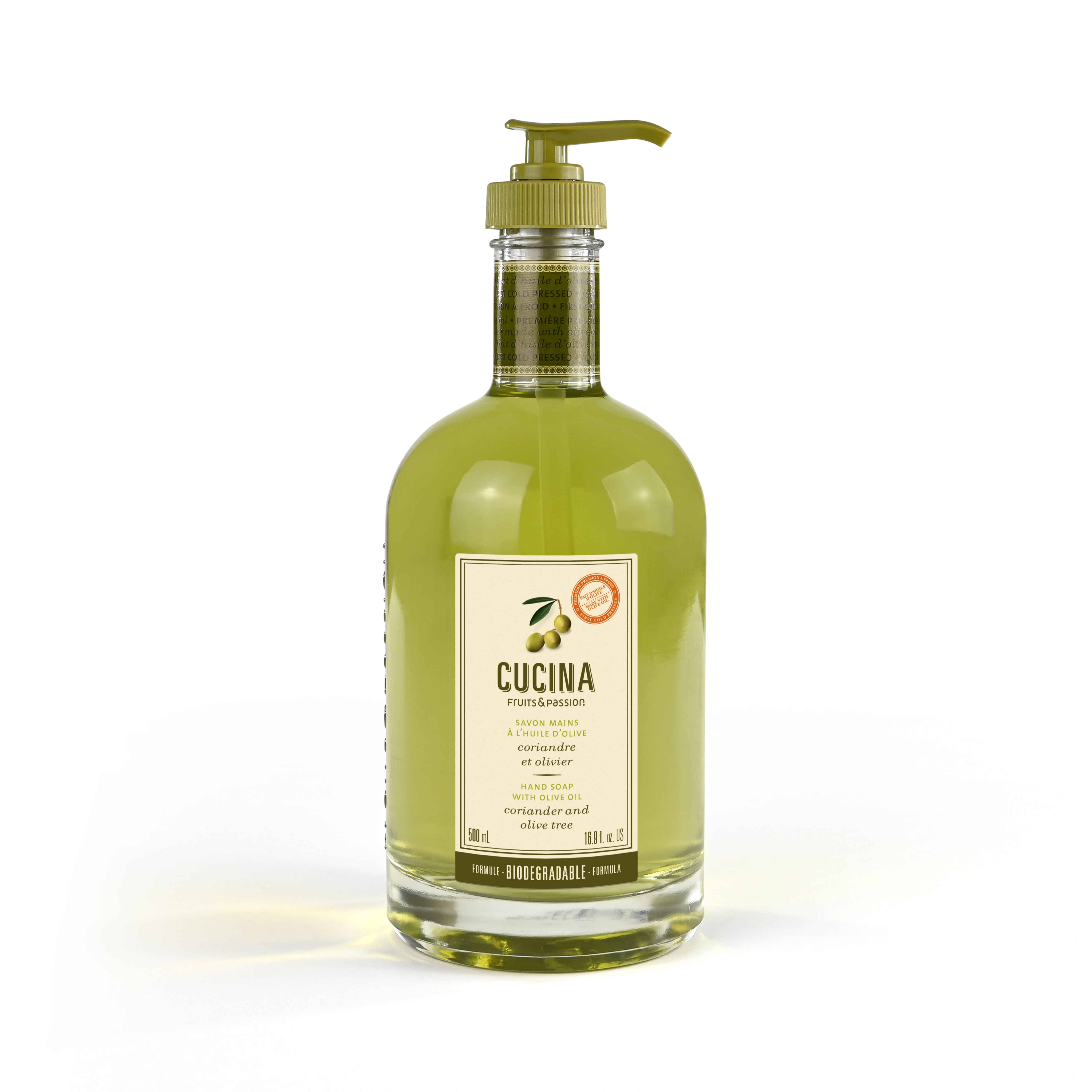 Hand Soap with Olive Oil | Coriander and Olive Tree | 500 mL – Fruits ...